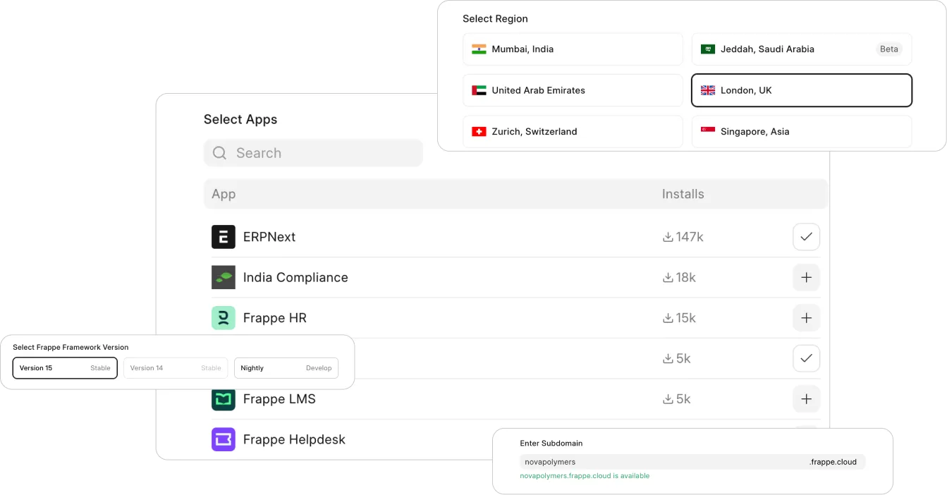Install Apps on Frappe Cloud